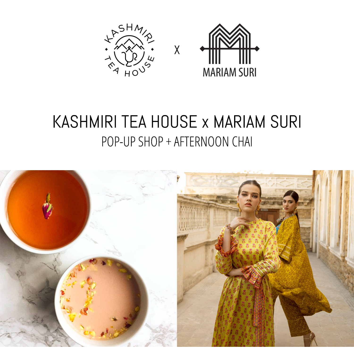 Kashmiri Tea House x Mariam know Suri Pop up Shop & Afternoon Tea | Jan ...