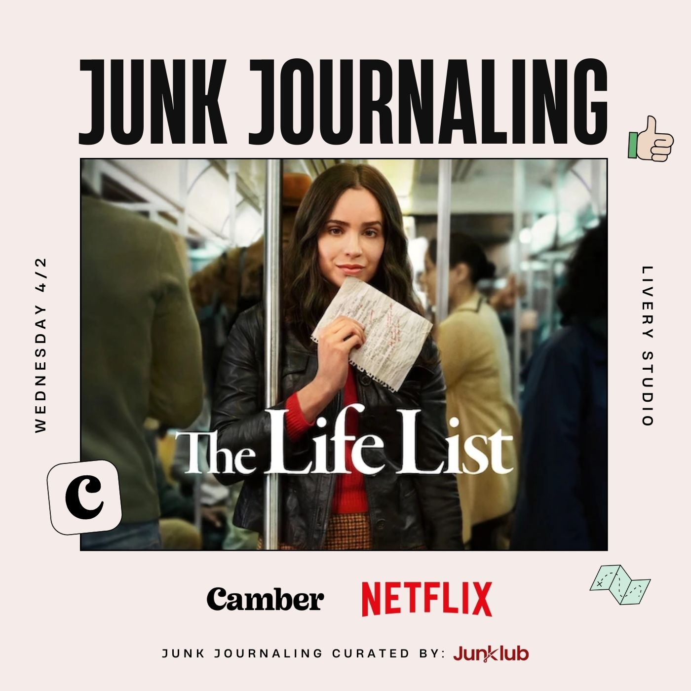 Camber x Netflix Present: THE LIFE LIST Junk Journaling Session! 📓 ...